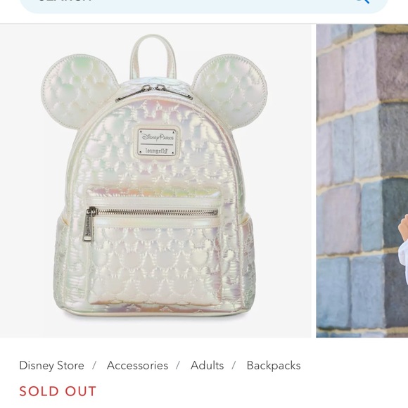 Disney | Bags | Disney Iridescent Loungefly Backpack | Poshmark